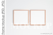 Square Frames Mockup PSD JPG, a Print Template by VNmockup