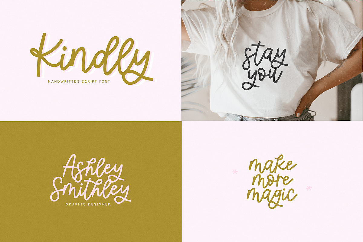 Cute Handwritten Font Bundle
