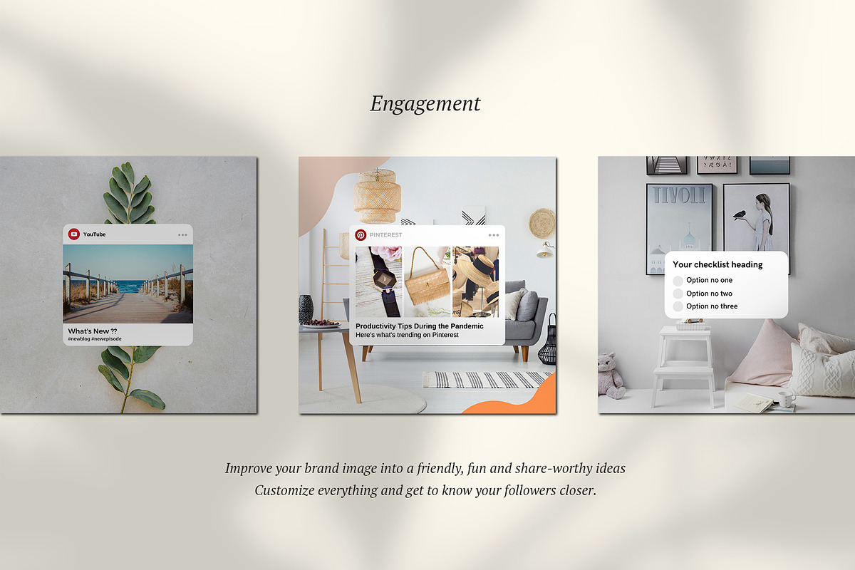 Instagram Notification Series CANVA, a Social Media Template by Analogi ...