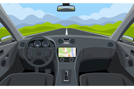 Car Dashboards | Transportation Illustrations ~ Creative Market