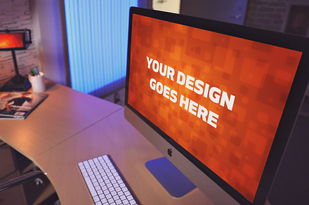 iMac Screen 3, a Mac Mockup by vraiana