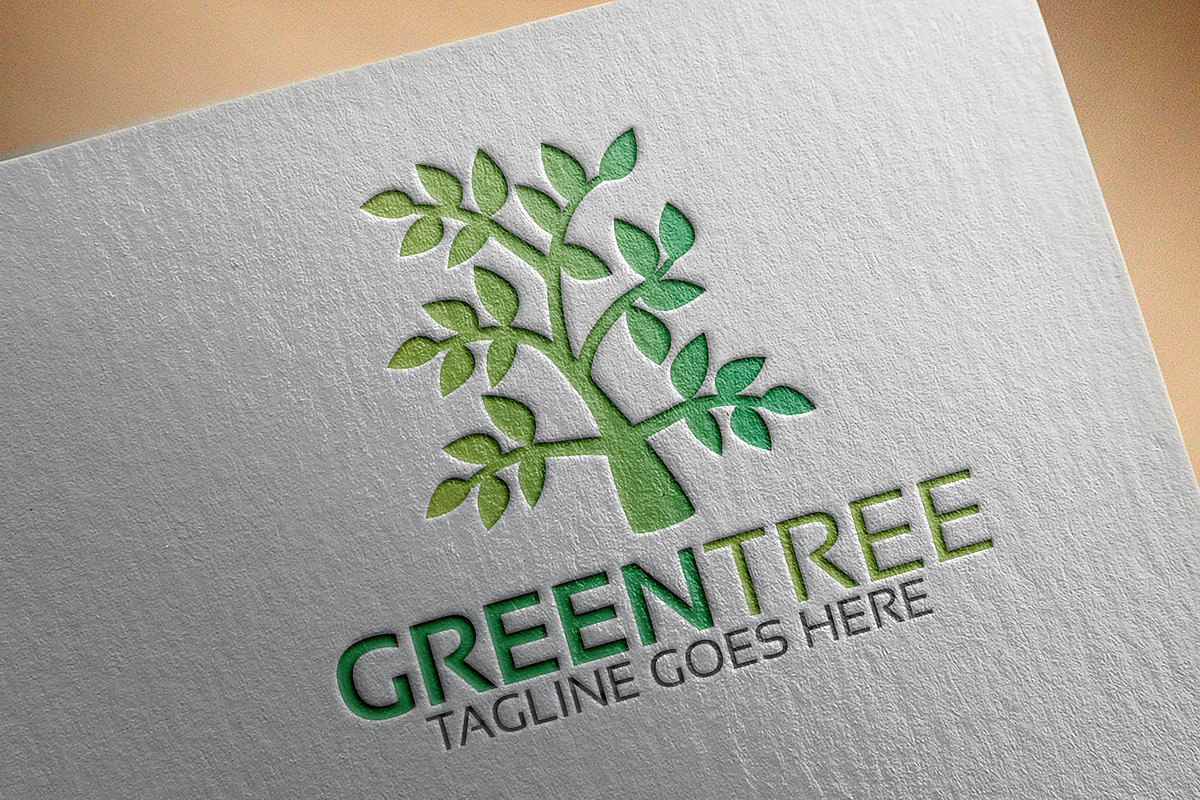 Green Tree Logo, a Branding & Logo Template by Josuf Media | Creative ...