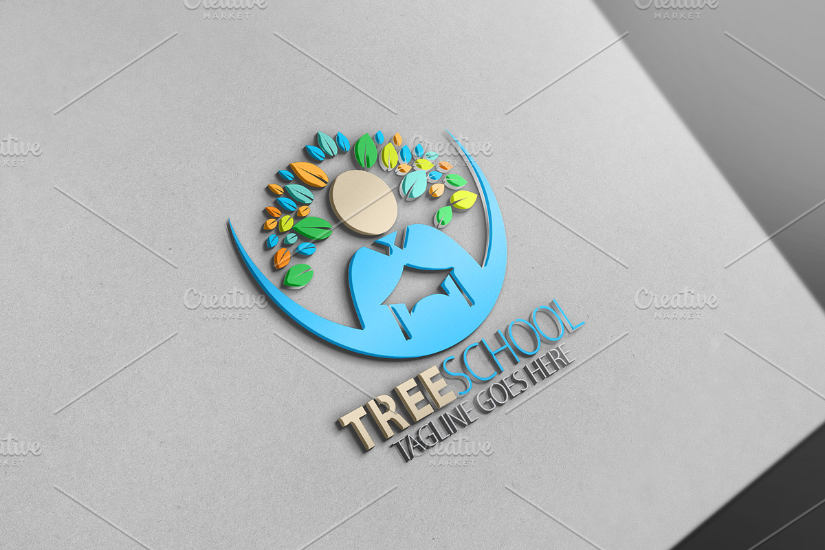 Tree School Logo, a Branding & Logo Template by Josuf Media