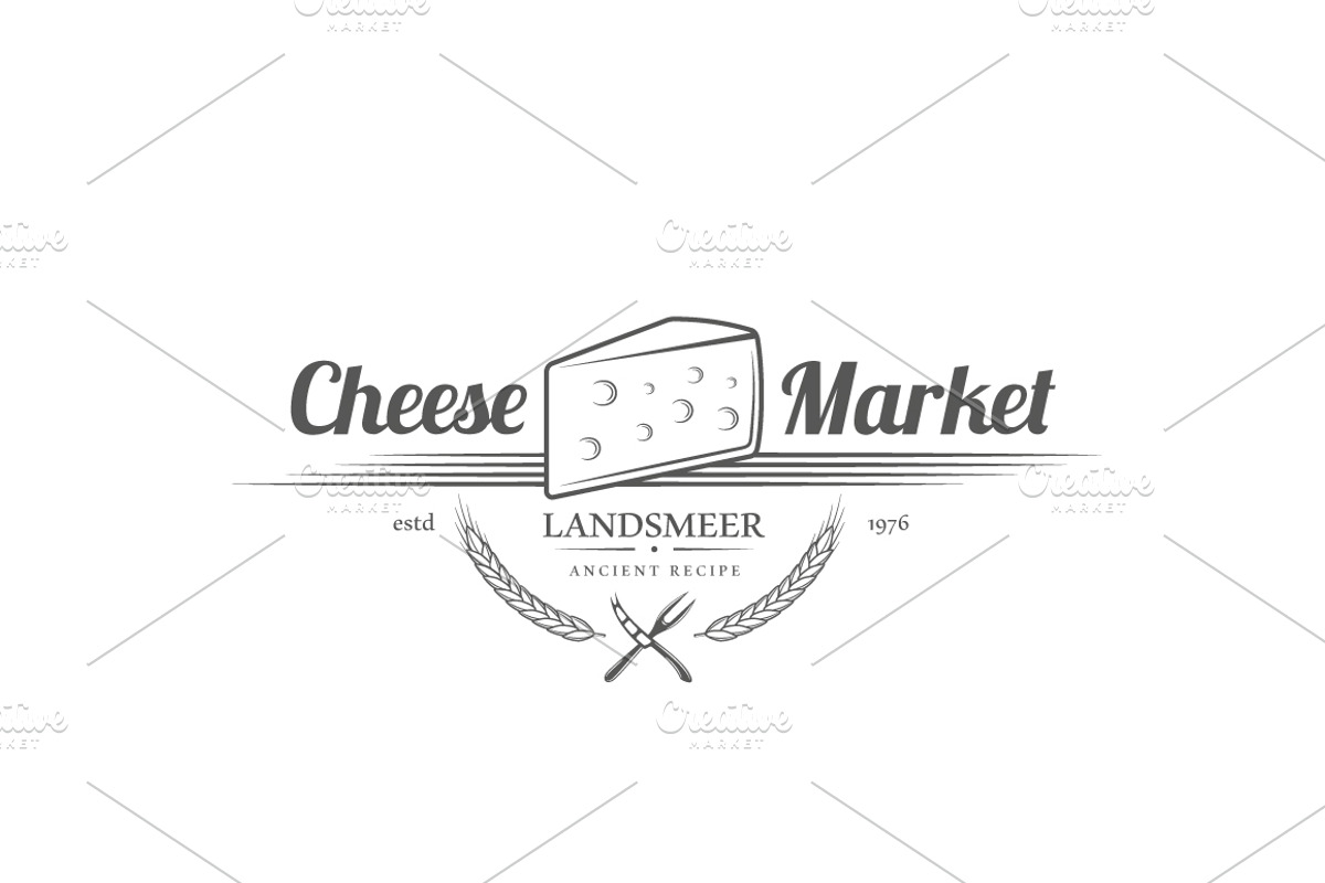 8 Cheese logos templates, a Branding & Logo Template by Art Design