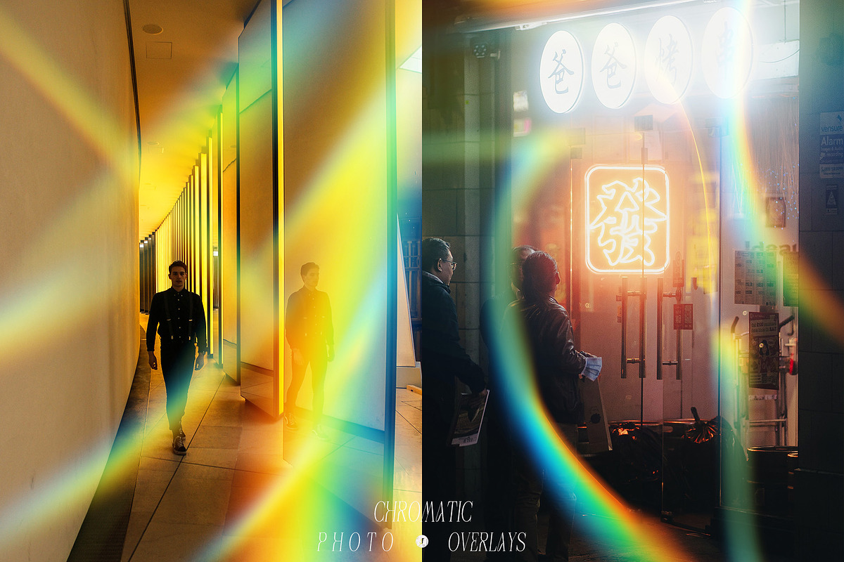 Chromatic Photo Overlays, a Texture Graphic by Freezerondigital ...