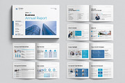Business Annual Report Landscape, a Brochure Template by TemplatesForest