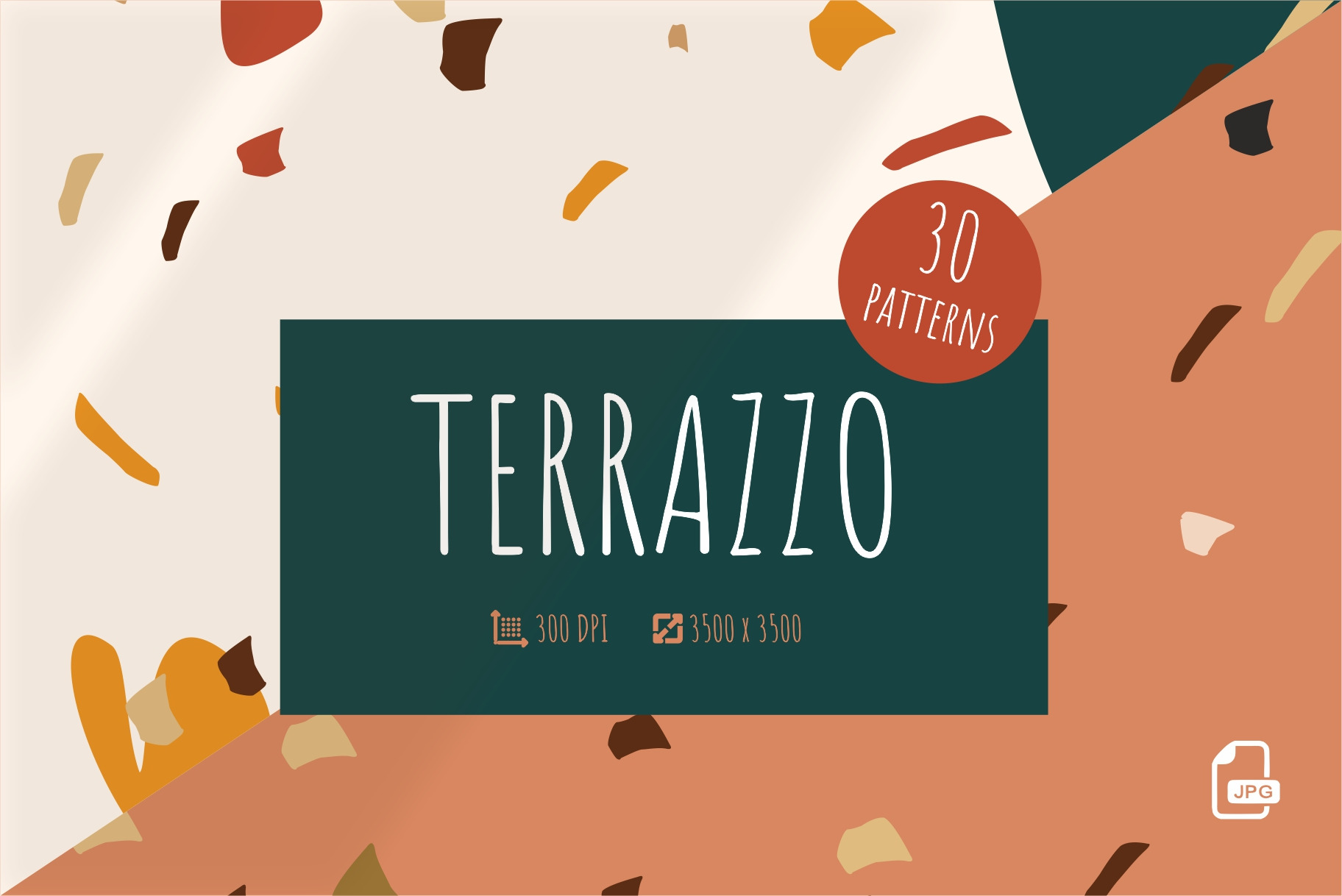 Terrazzo Patterns, a Pattern Graphic by uea-design