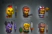 RPG Cartoon Characters - 2d game art, an Illustration by EatCreatures
