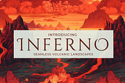 Inferno - Seamless Volcanic Patterns, a Pattern Graphic by Pixel ...