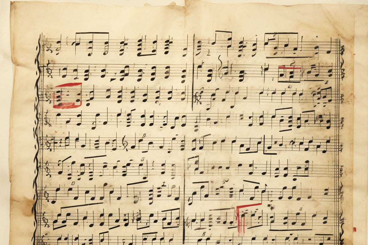 Vintage Musical Notes