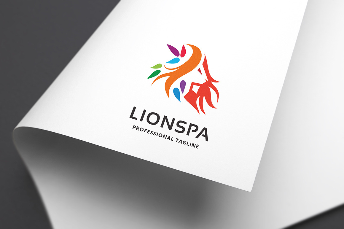 Lion Spa Logo, a Branding & Logo Template by Design_Planet