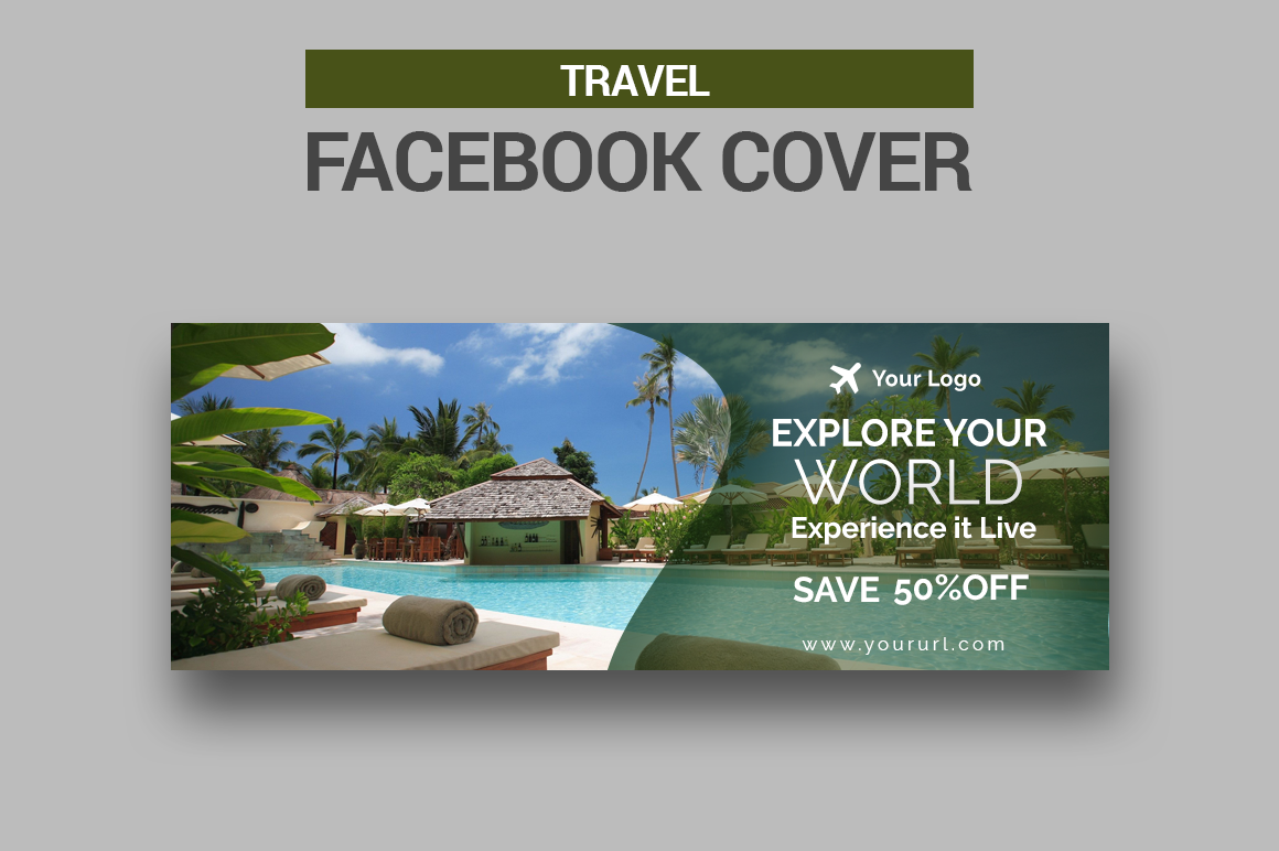 Travel Facebook Cover, a Social Media Template by Creatricks