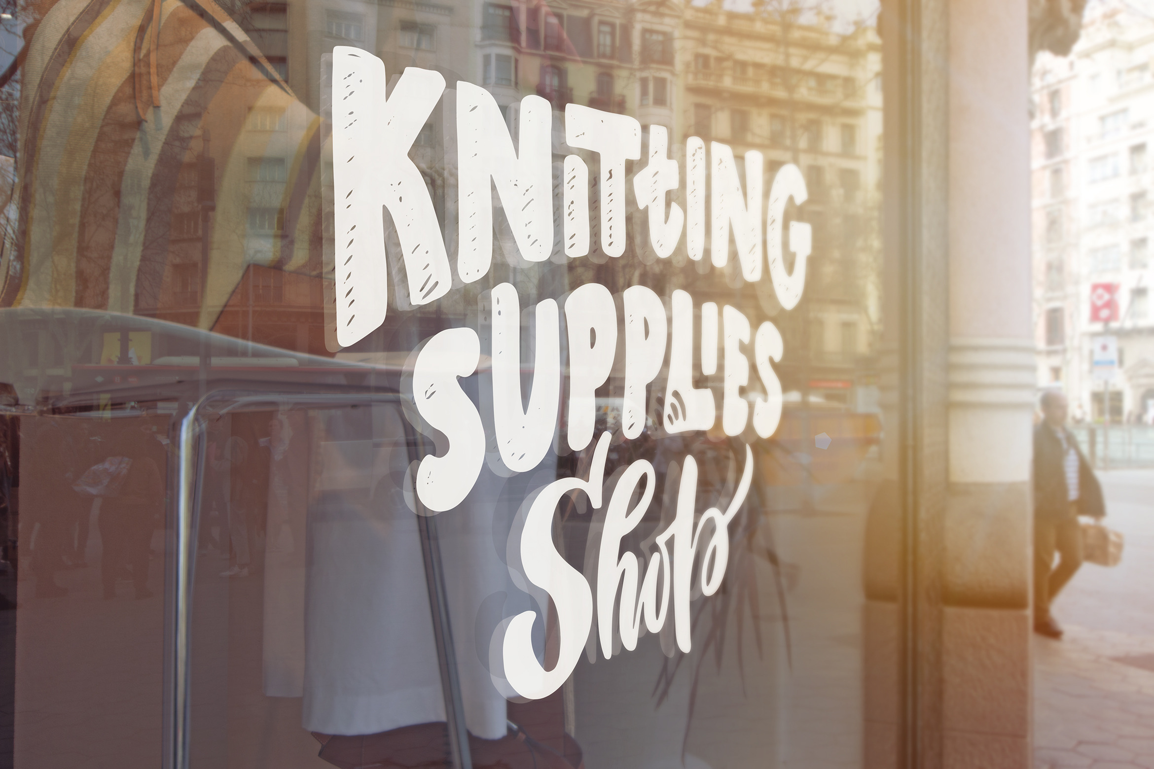 Sunlight Reflection Glass Mockup, a Mockup by SmartDesigns