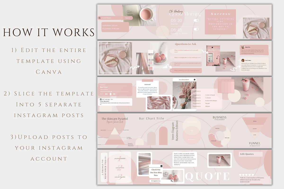 Coach Instagram Canva Carousel Post, a Social Media Template by ...