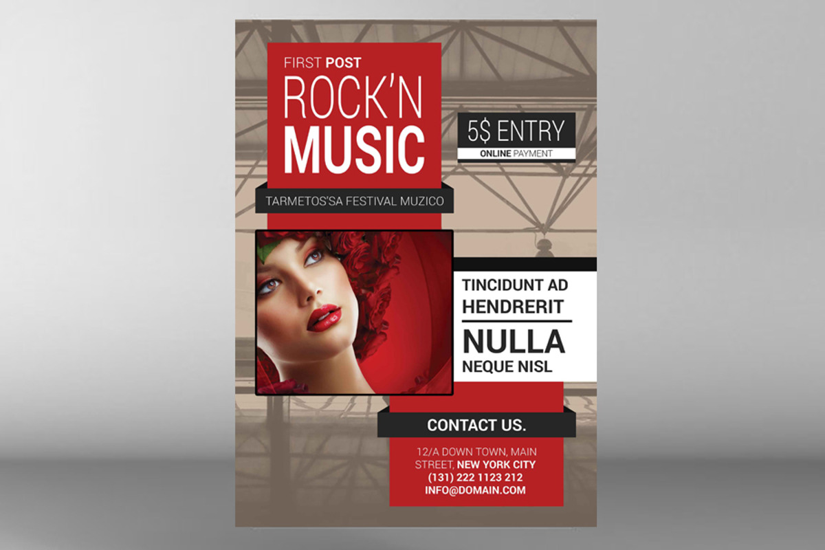 Music Flyer, a Flyer Template by PenciGraphics