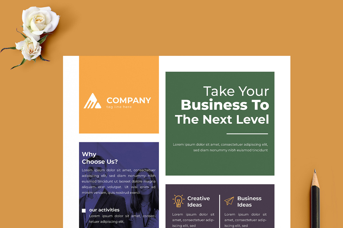 Creative Flyer Design Layout