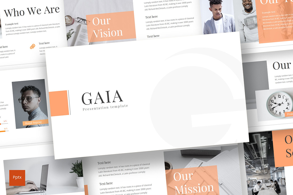 Gaia - Powerpoint Template, a Presentation Template by inspirasign