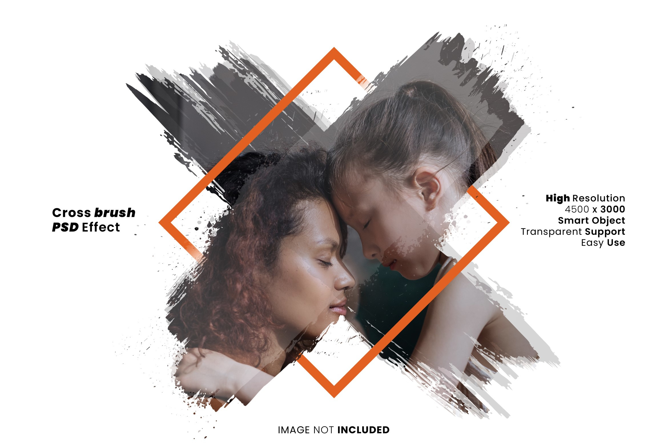 Cross Brush Photo Effect Psd | Creative Market