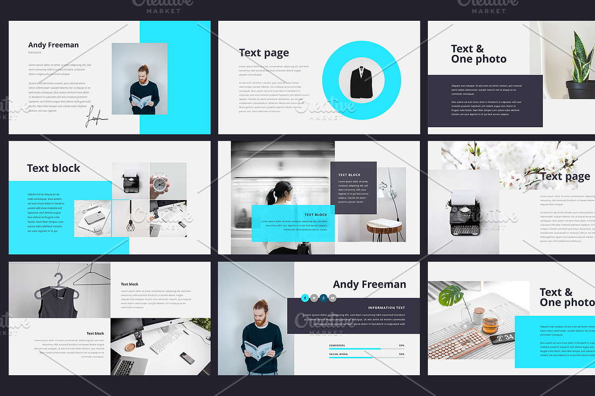 Insight - Intuitive PPTX Template, a Presentation Template by MotoCMS