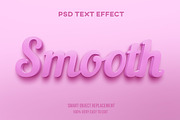 Smooth 3D Text Effect Psd