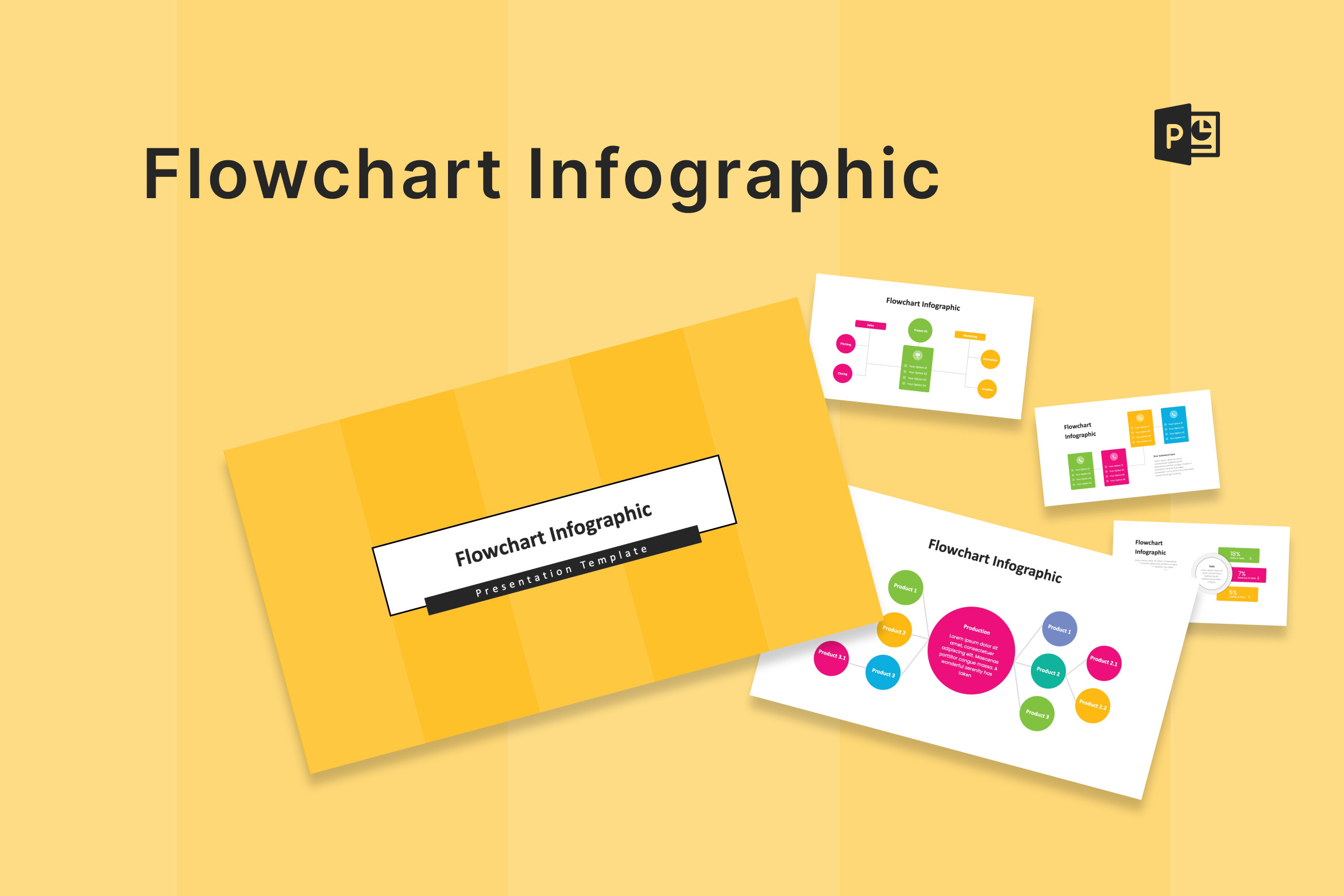 Flowchart Infographic Powerpoint, a Presentation Template by Antstheme