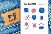 11 emblems for your handmade, a Branding & Logo Template by Yorri