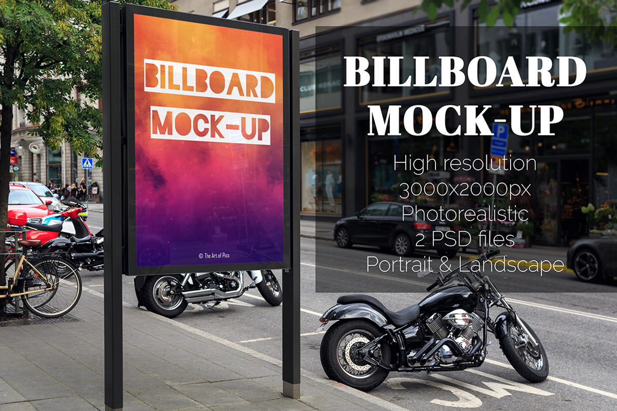 Billboard Mockup, an Advertising Mockup by The Art of Pics
