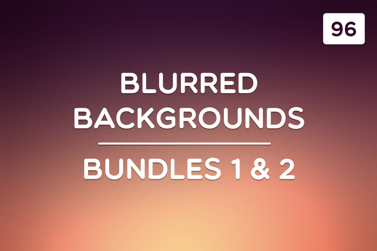 96 Blurred Backgrounds (Ult. Bundle), a Texture Graphic by Ilya Miskov