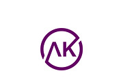 AK logo design, a Branding & Logo Template by xcoolee