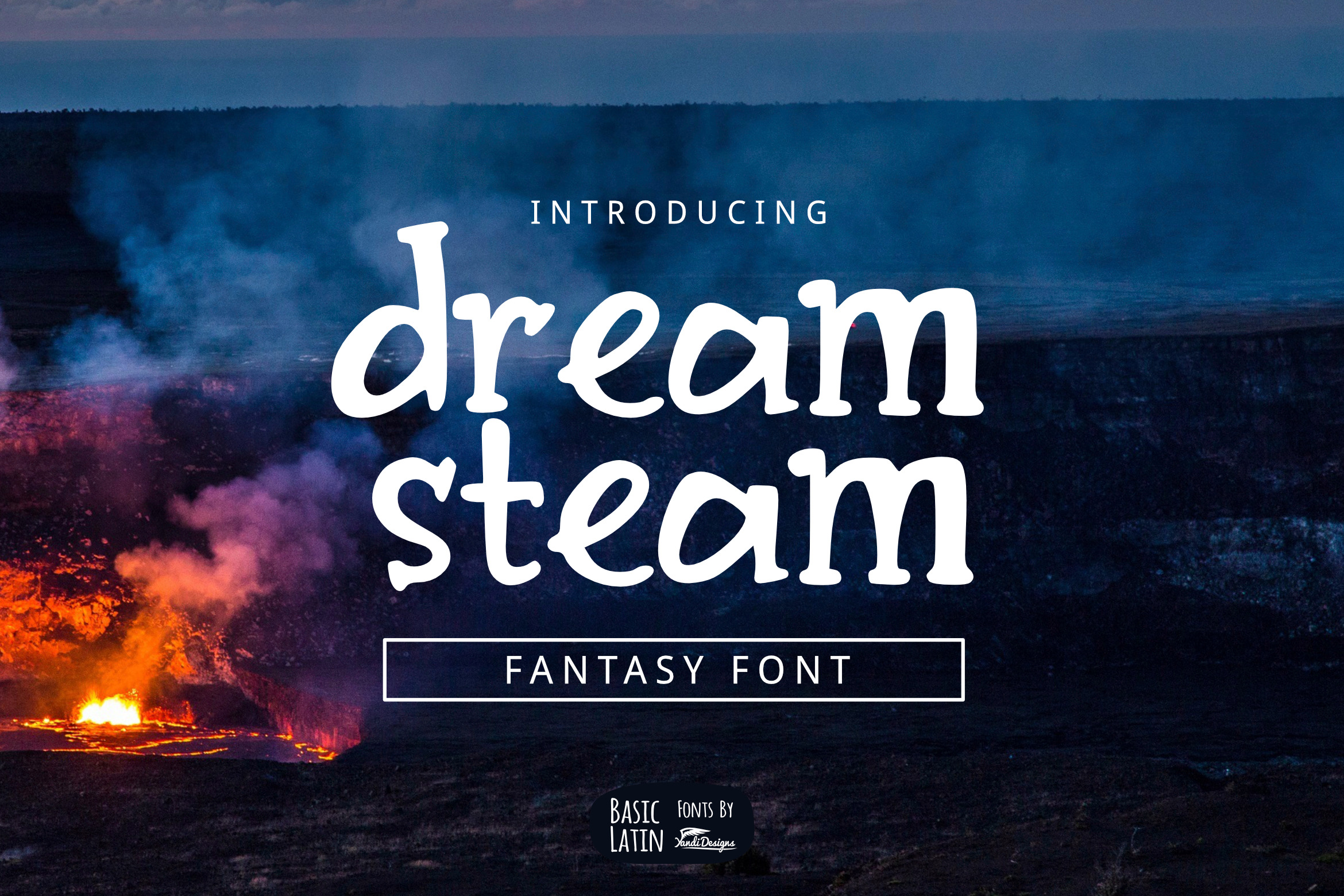Dream Steam Font (70% OFF), a Serif Font by YandiDesigns