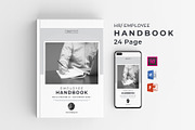 Employee Handbook | Word & Indesign, a Brochure Template by obayes