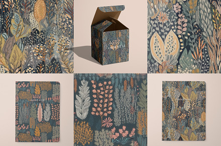 Enchanted forest digital paper pack | Graphic Patterns ~ Creative Market