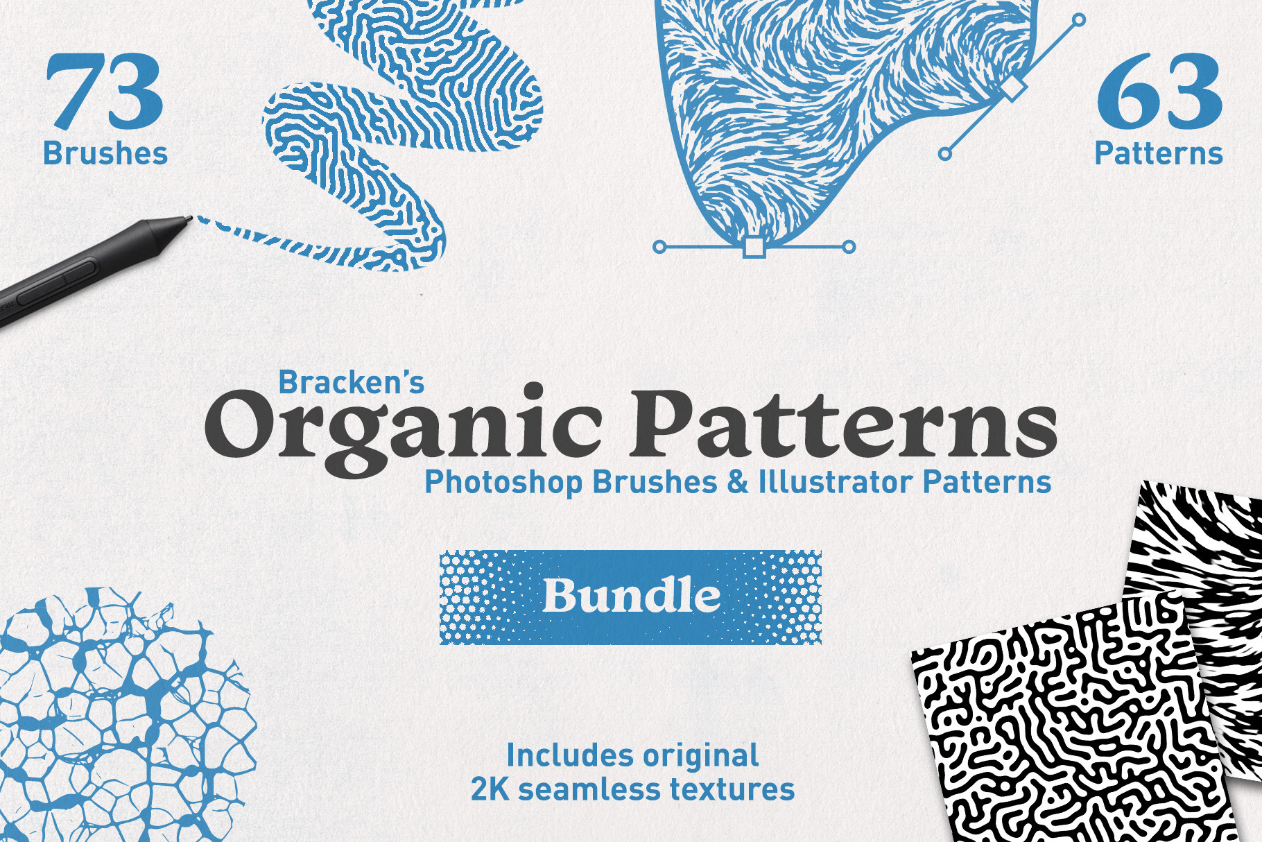 Organic Patterns - Bundle, a Pattern Graphic by Bracken