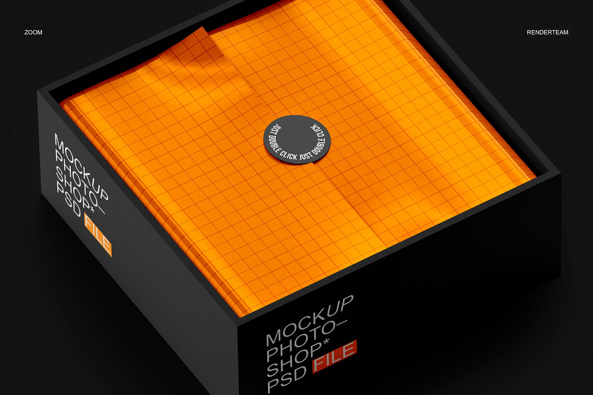 Paper Box Mockup Set (4 PSD)