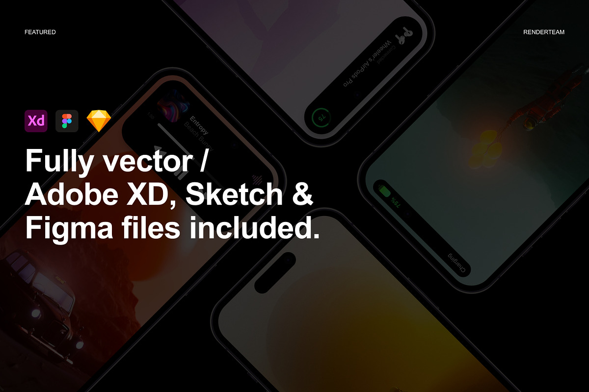 iPhone 14 Pro Vector Mockup