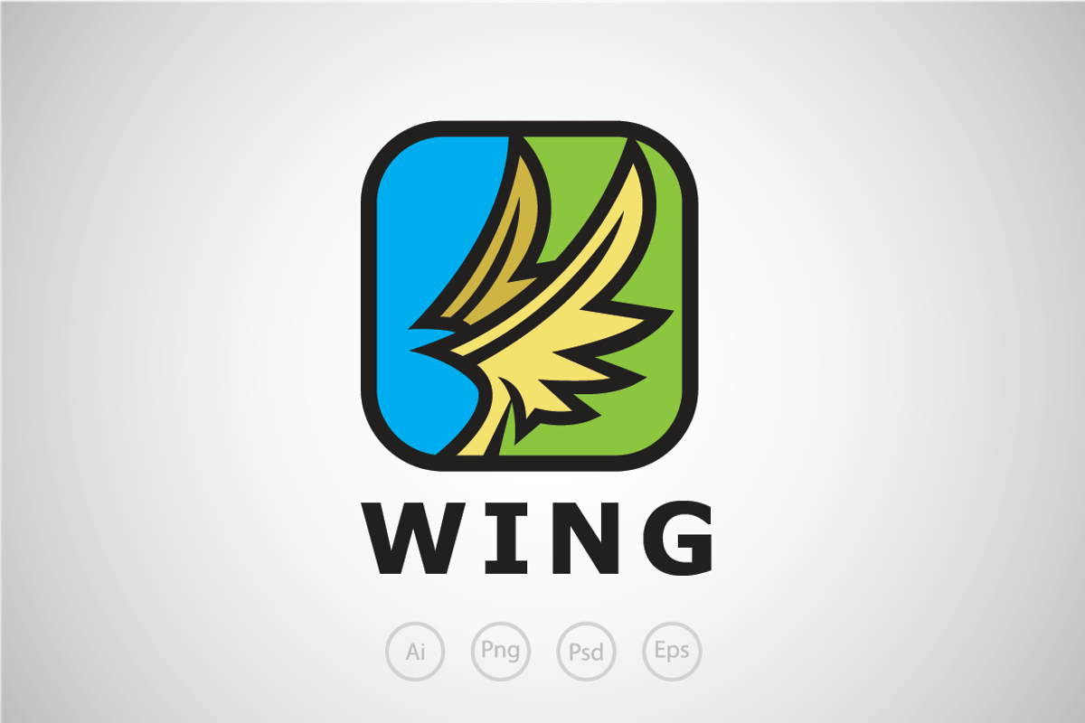 Emblem Wing Logo Template, a Branding & Logo Template by Heavtryq Design