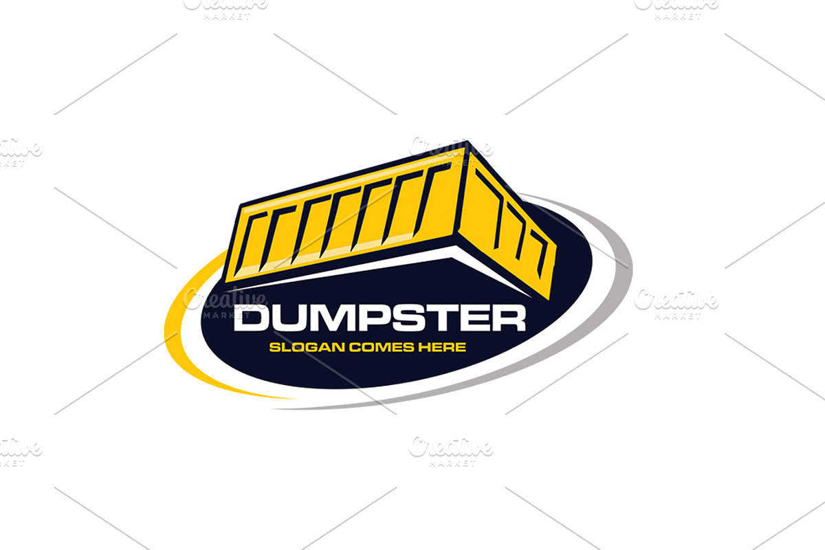 Modern Dumpster Logo Design