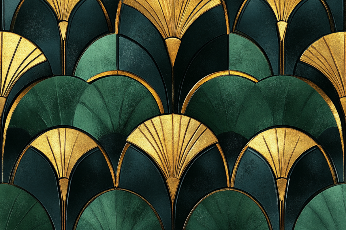 Art Deco Glam Seamless Pattern