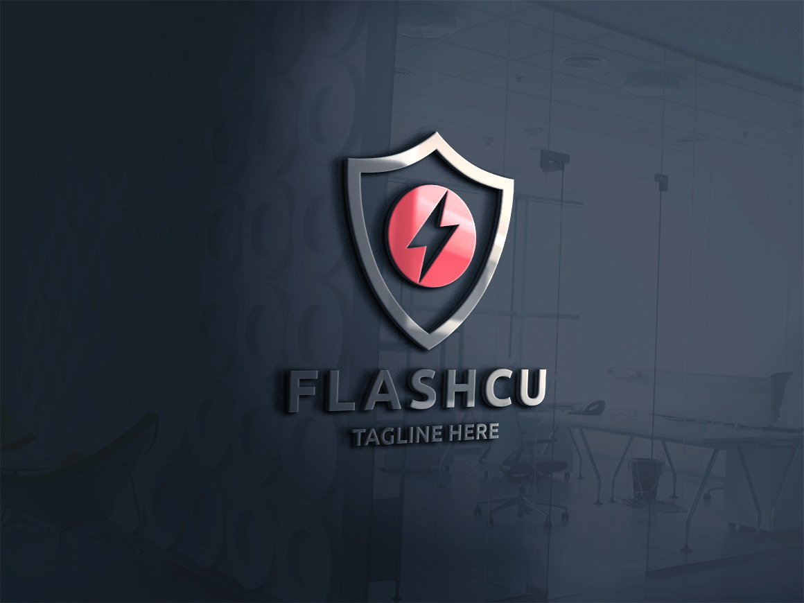 Flash Secure Logo, a Branding & Logo Template by Design_Planet