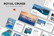 Royal Cruise - Cruise Ship PPT, a Presentation Template by Biwarastudio