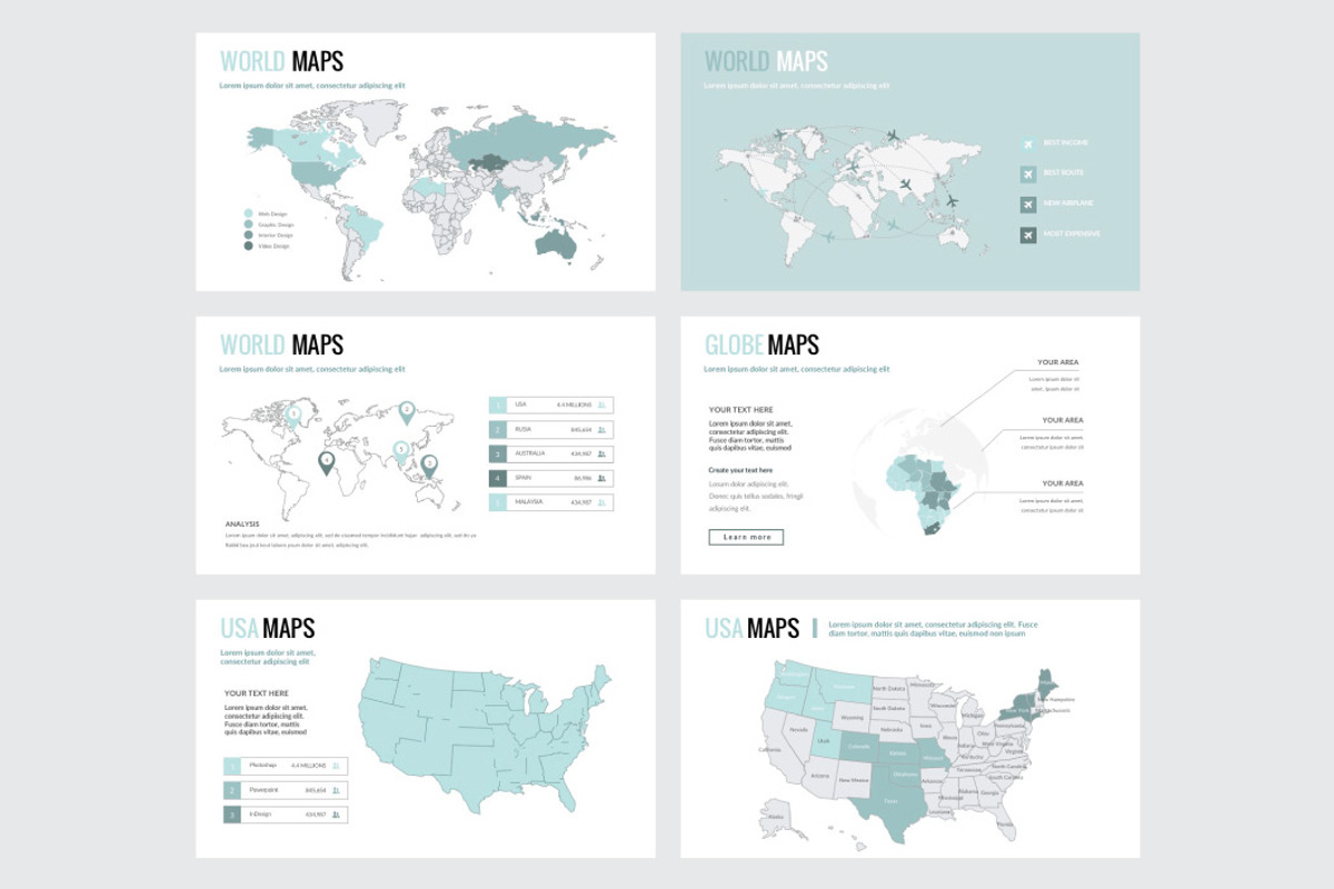 DETAIL MAPS - Google Slide Template, a Presentation Template by Shafura