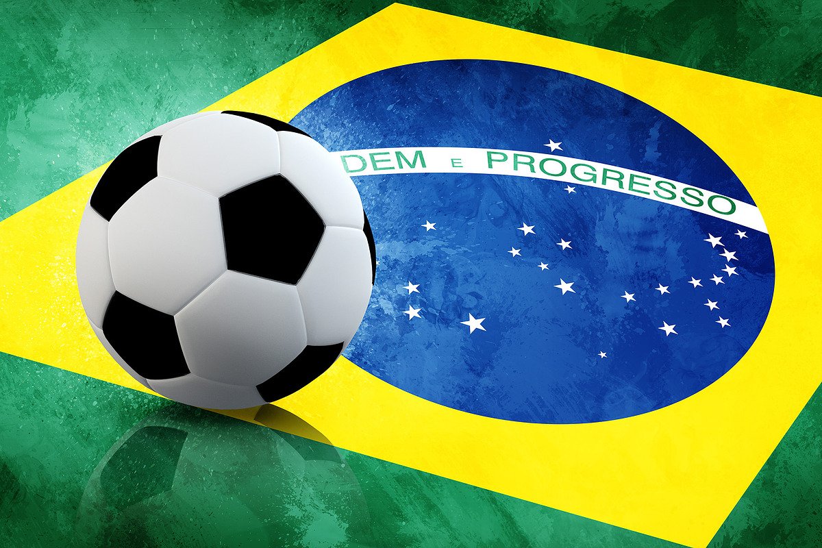 Soccer National team flags, an Illustration by Giordano Aita Graphics
