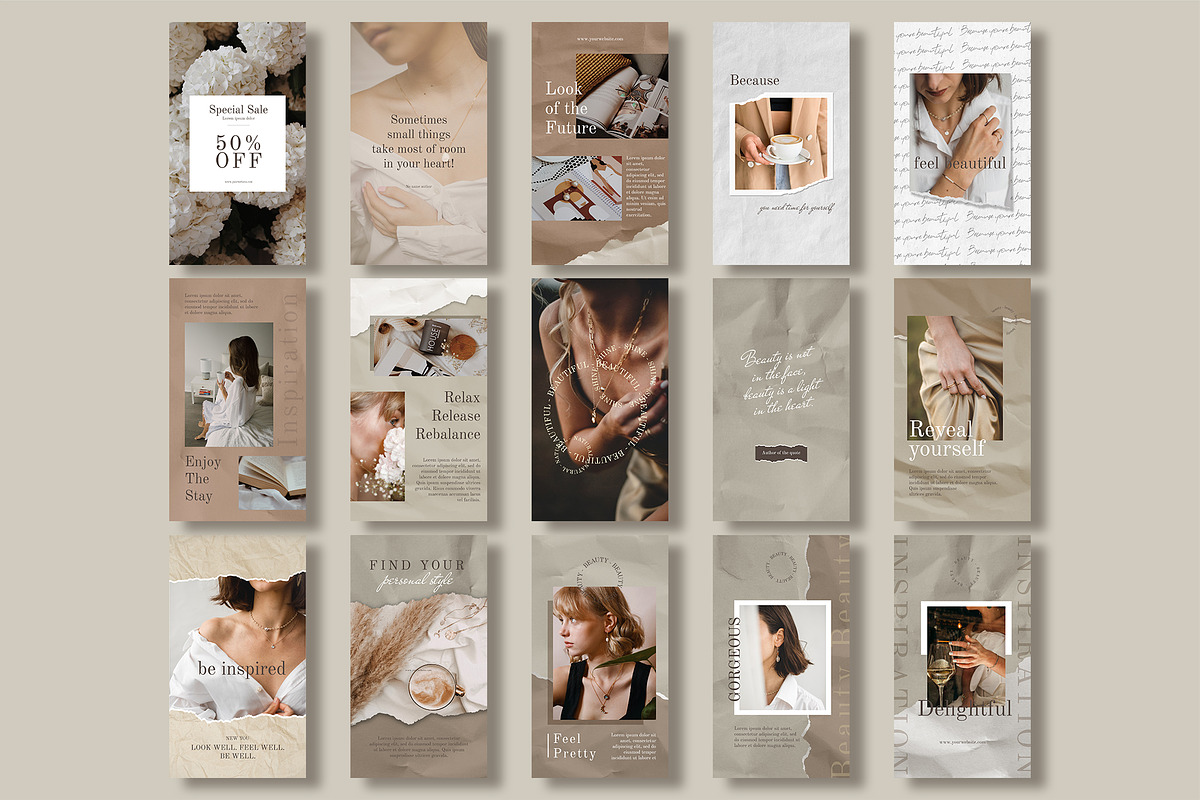 Insta Post & Story Templates | PS, a Social Media Template by Anna Studio