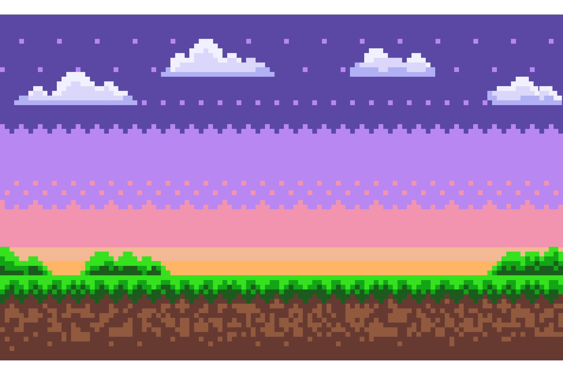 Computer Graphic of Pixel Game, an Illustration by robuart