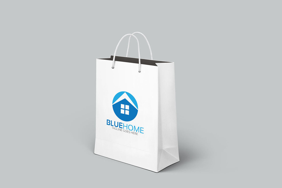 Blue Home Logo, a Branding & Logo Template by Josuf Media