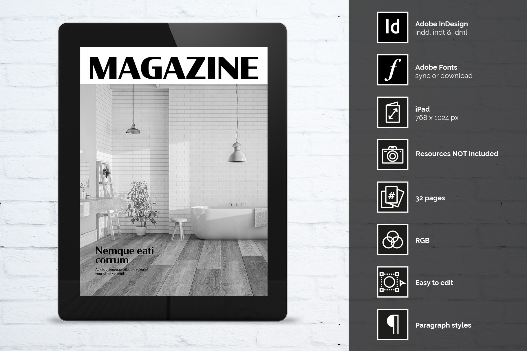 Cultural Digital Magazine, a Magazine Template by McLittle Stock