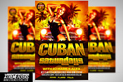 Cuban Latin Flyer Template, a Flyer Template by XtremeFlyers