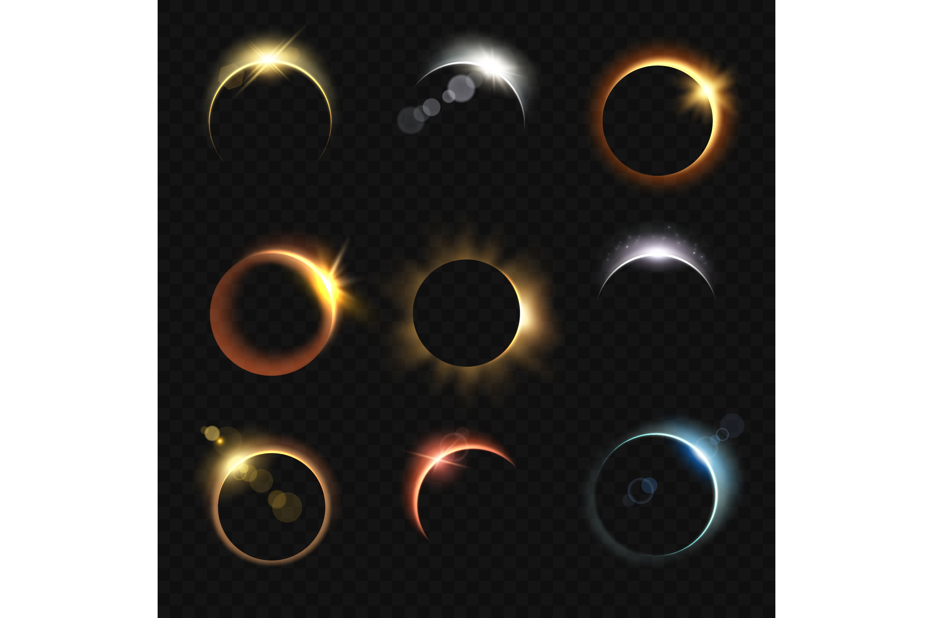 Solar eclipse. Realistic template of, a Graphic by Onyx