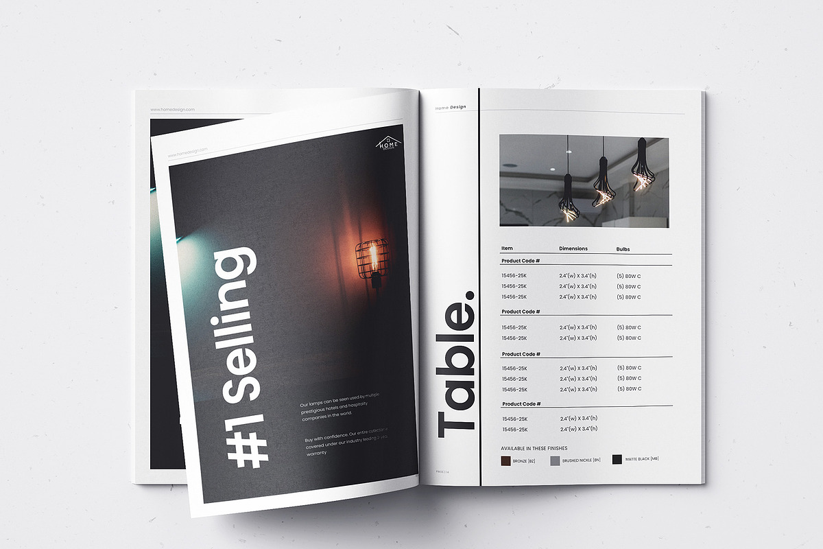 Product Catalog | Docx, Indd, a Magazine Template by Creativity-Design