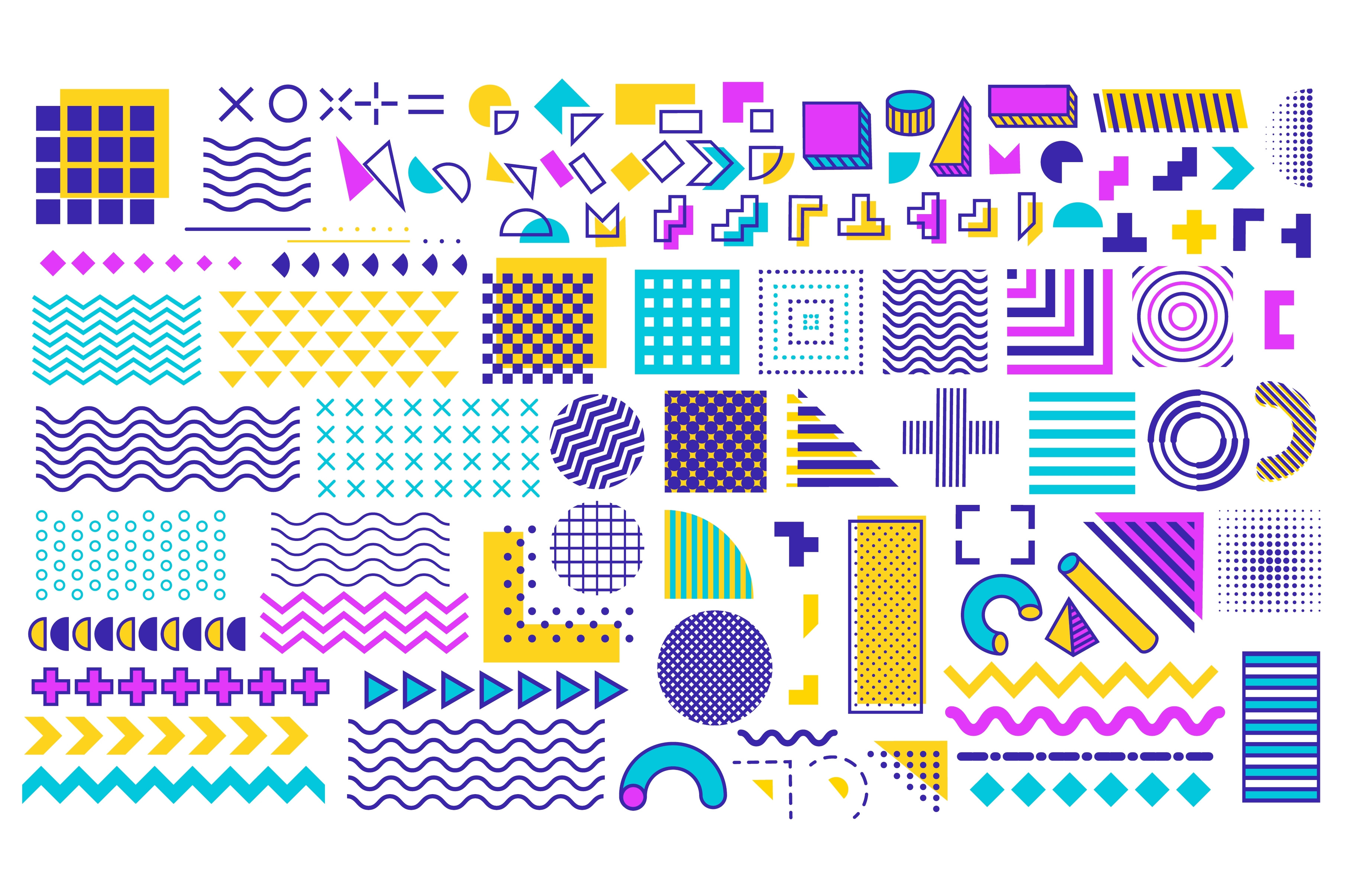 Abstract geometric shapes, an Object Illustration by Vector Tradition